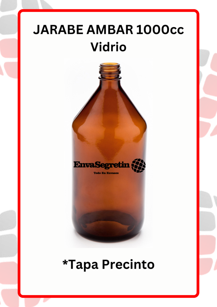 Jarabe Ambar 1000cc - Envases Segretin